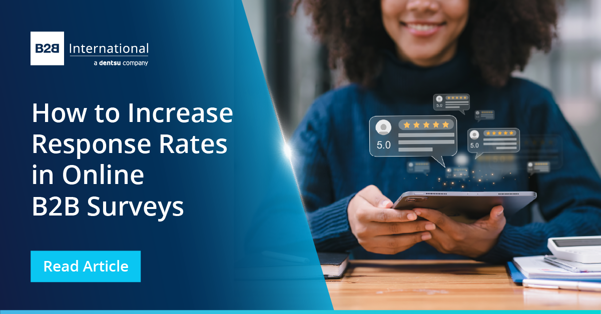 How to Increase Response Rates in Online B2B Surveys